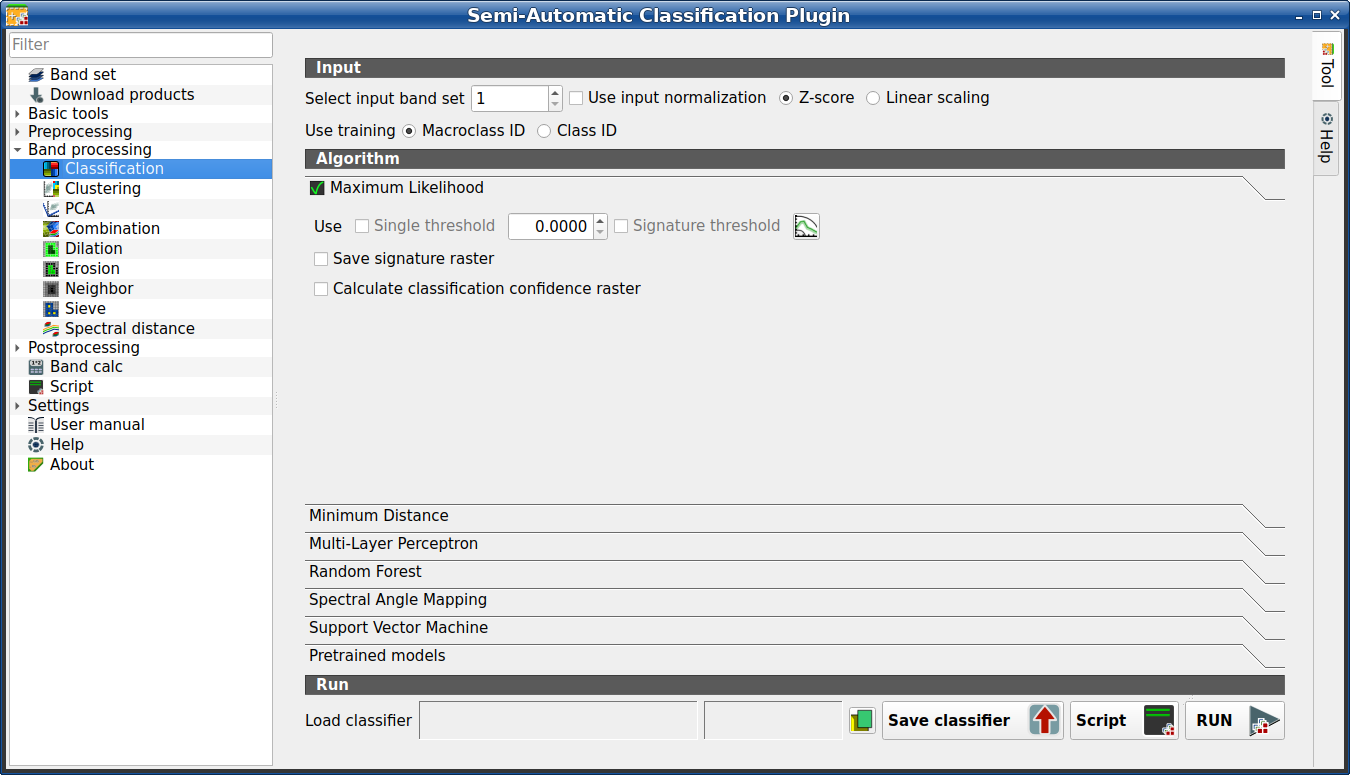 3.4.5.1. Classification — Semi-Automatic Classification Plugin 8.3.0.2 文档